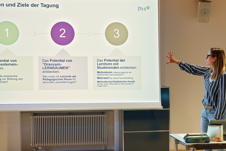 BNE Fokus-Tagung der PHSG: «Draussenlernen für eine zukunftsfähige ...